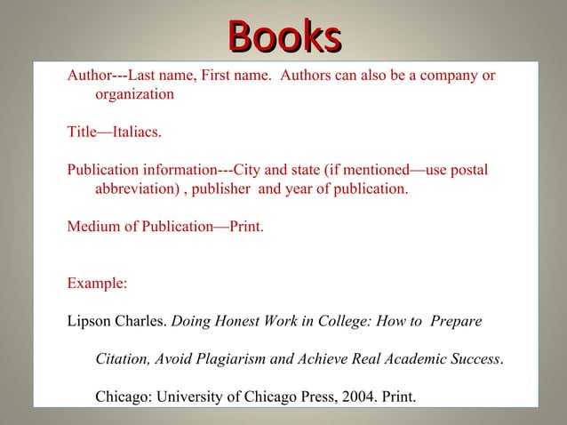 A practical guide to MLA style | PPT