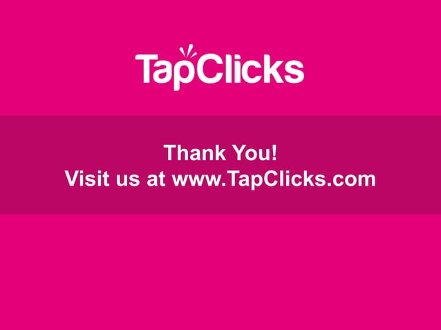 Introducing TapClicks TapAnalytics | PPTX