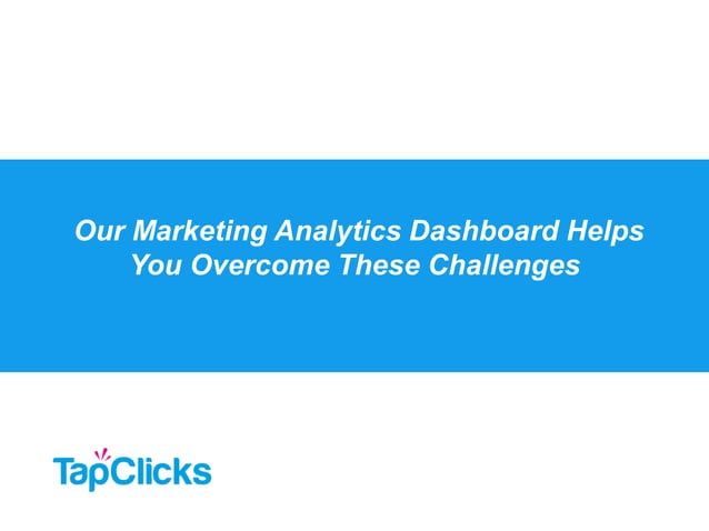 Introducing TapClicks TapAnalytics | PPTX