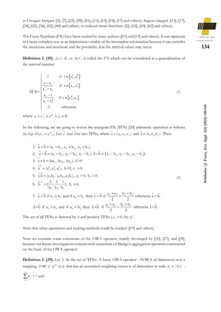 New view of fuzzy aggregations. part I: general information structure for decision-making models ...