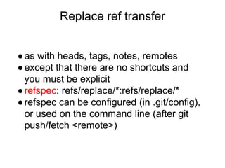 New Views on your History with git replace | PPT