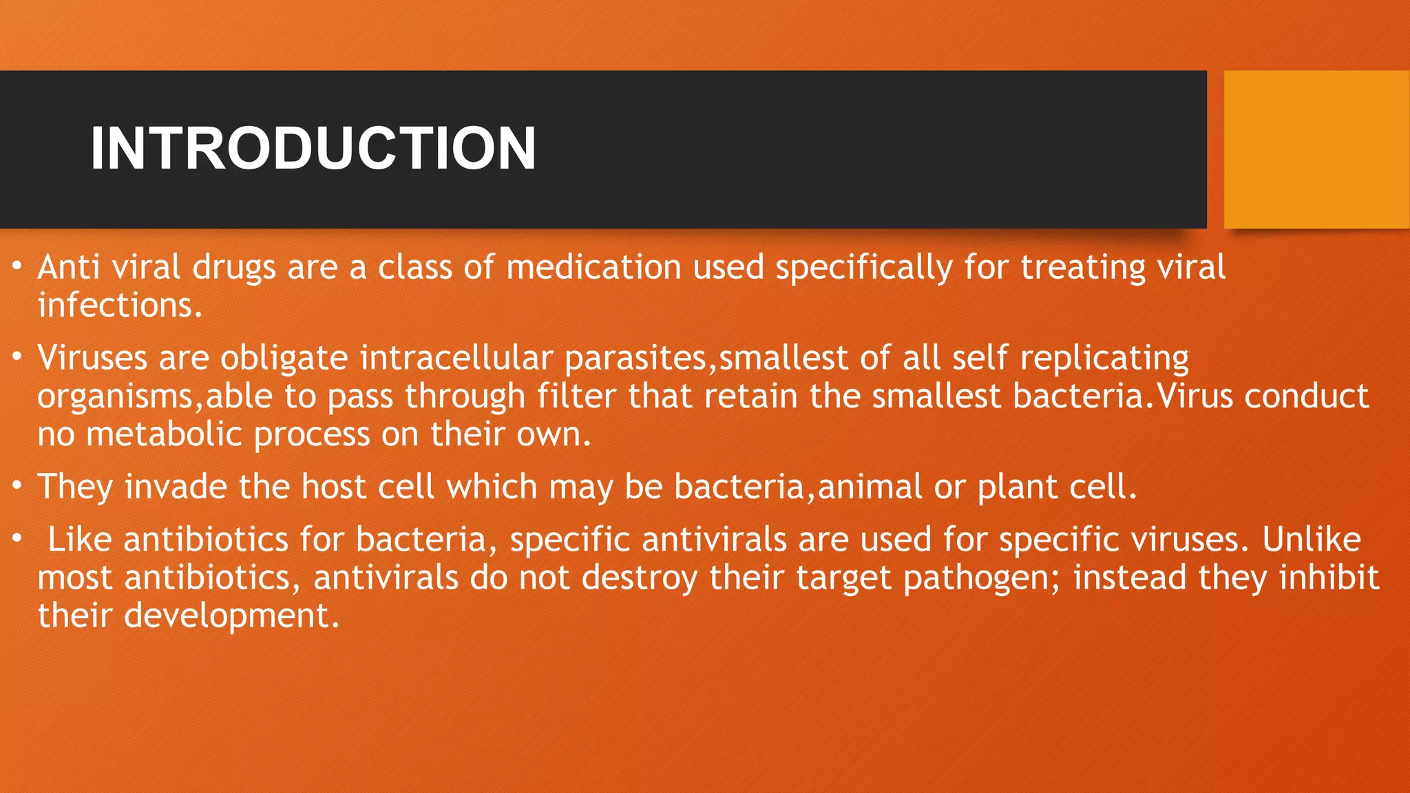 Anti viral drugs of medicinal chemistry | PDF