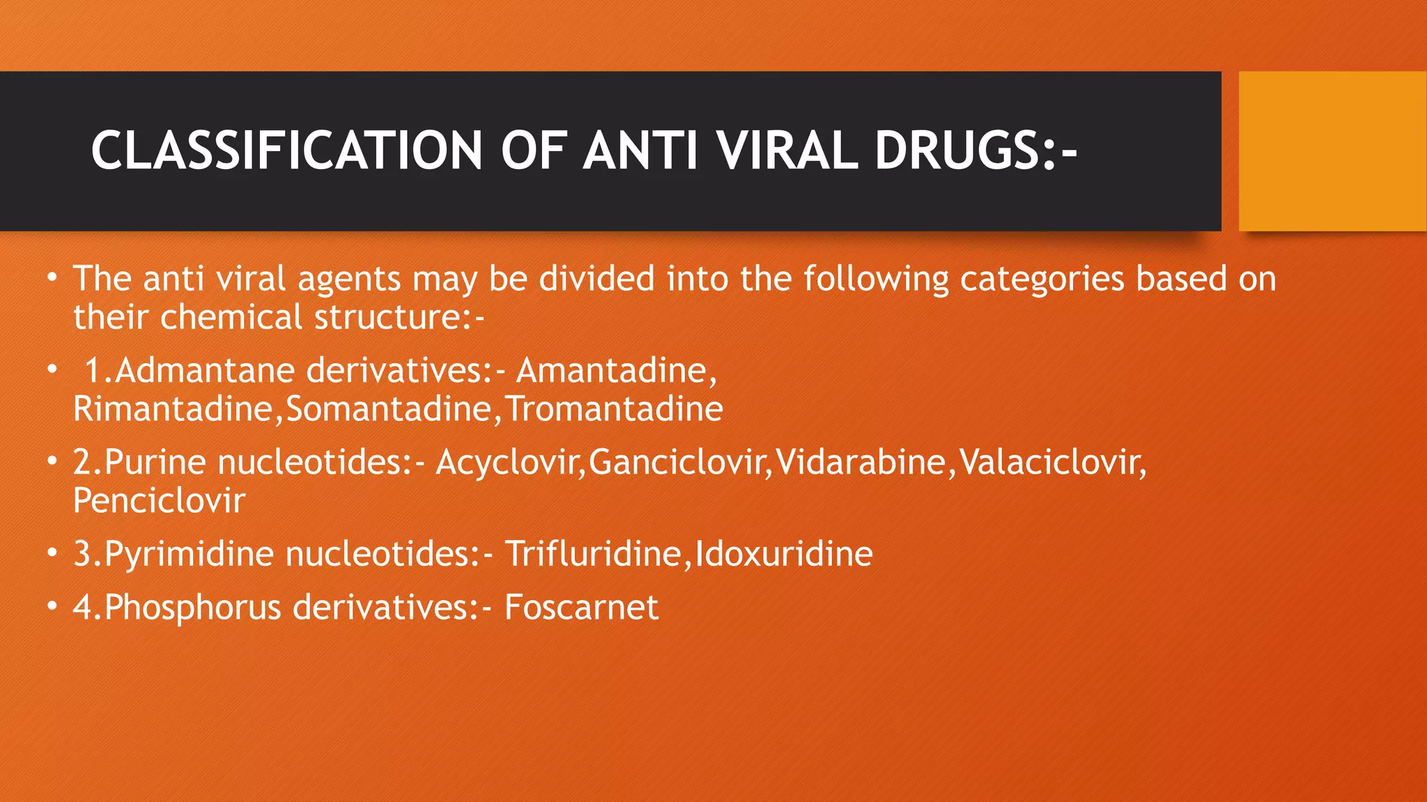 Anti viral drugs of medicinal chemistry | PDF