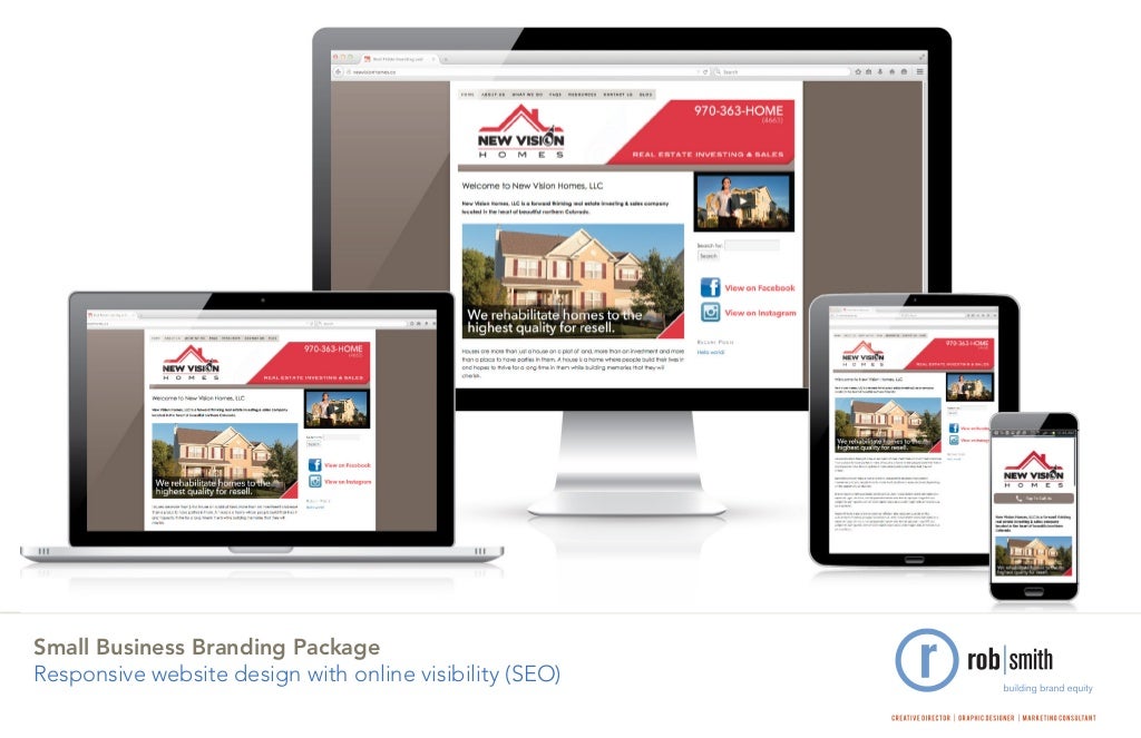 New Vision Homes Brand Identity by Rob Smith | PPT