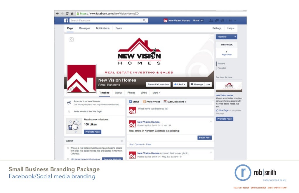 New Vision Homes Brand Identity by Rob Smith | PPT