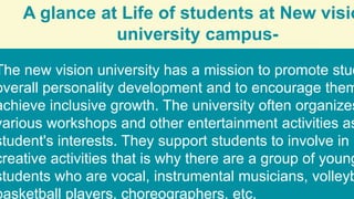 New vision university | PPT