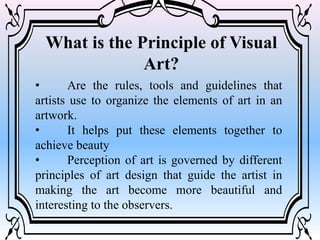 humanities principle of visual art | PPTX