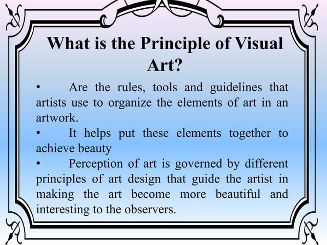 humanities principle of visual art | PPTX