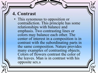humanities principle of visual art | PPTX