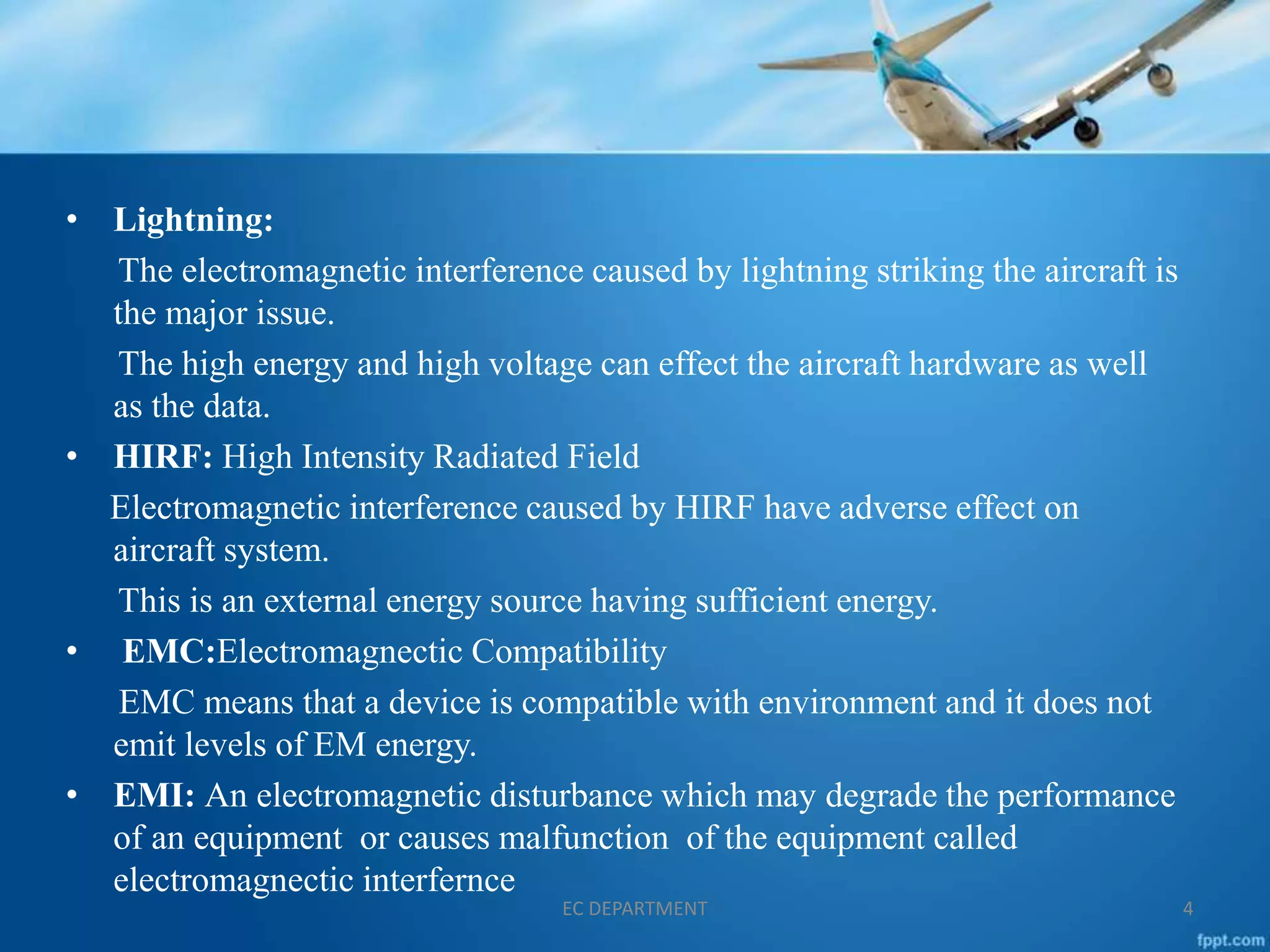 RISK ANALYSIS OF ELECTROMAGNETIC ENVIRONMENTAL EFFECTS IN AIRCRAFT ...