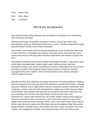 New wave technology.docx