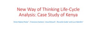 New Way of Thinking Life-Cycle Analysis.pptx