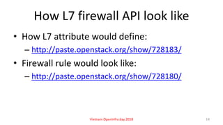 L7 firewall API for Neutron-FWaaS | PPT