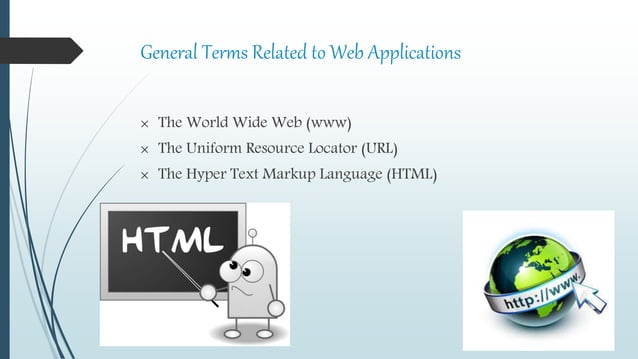 Web Application and HTML Summary | PPTX