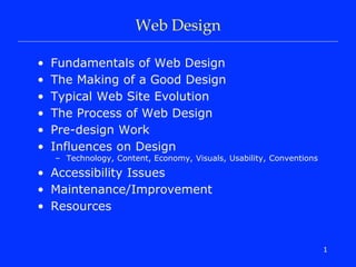 Fundamentals of Web Design | Chandan Chakraborty | PPTX