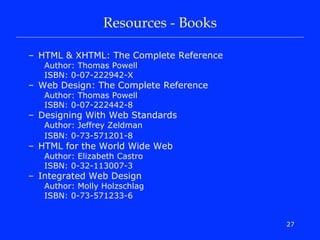 Fundamentals of Web Design | Chandan Chakraborty | PPTX