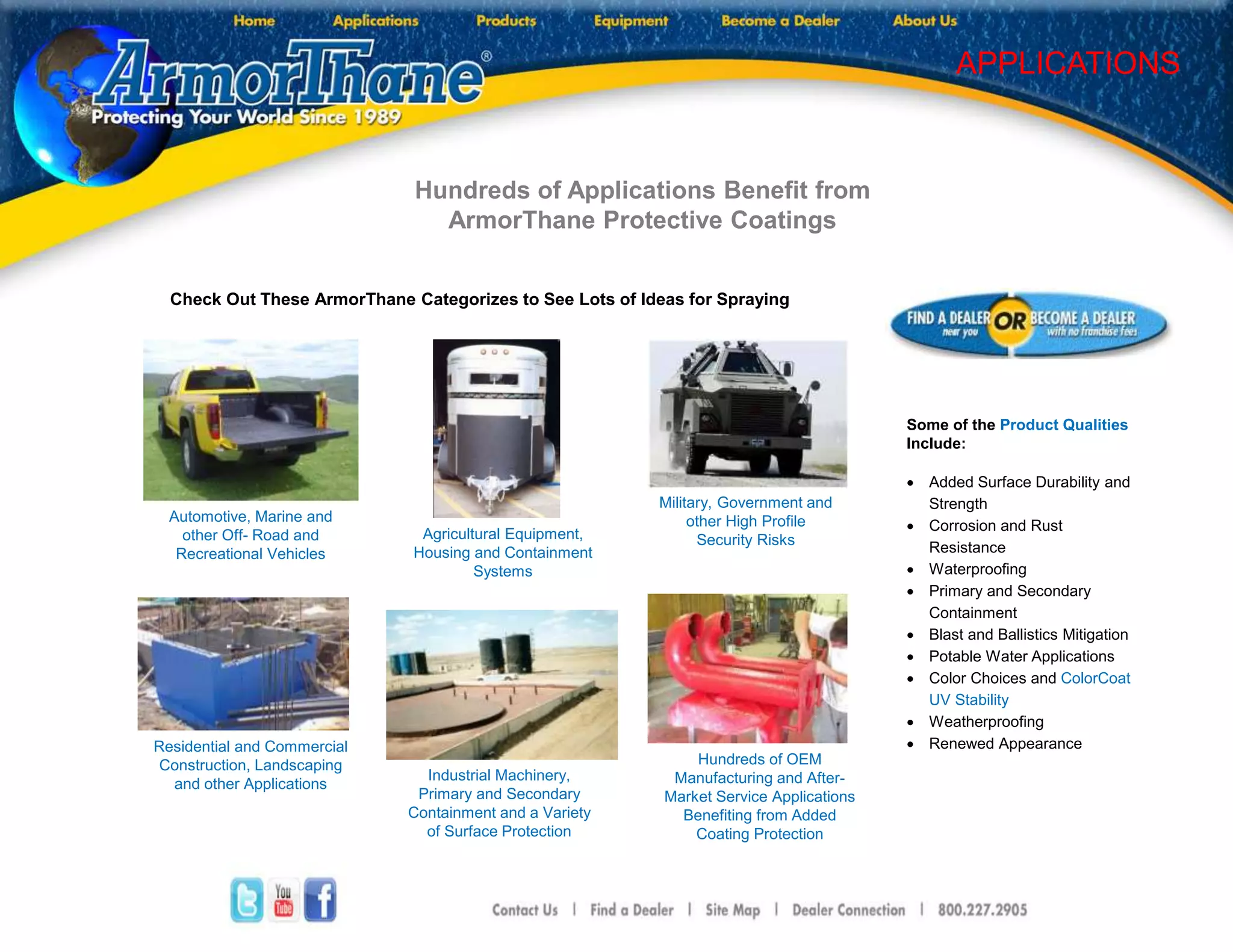 ArmorThane New web pages applications | PPT