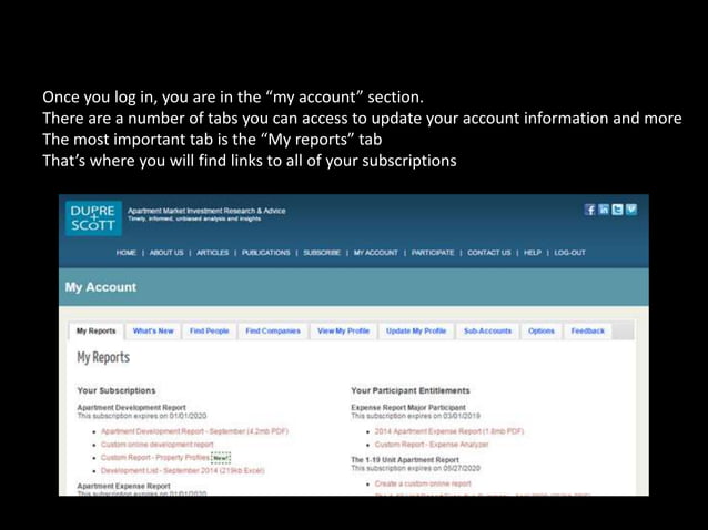 Website Tutorial: New Custom Report Features - An Overview | PPT