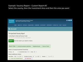 Website Tutorial: New Custom Report Features - An Overview | PPT