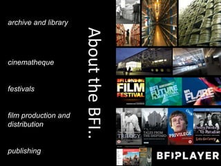 BFI Education - what we do | PPT