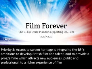 BFI Education - what we do | PPT