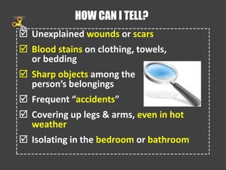 Cutting and Self-Injury | PPTX