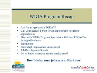 New wia info session (1) | PPT | Resume Writing and Advice | Job Search