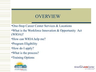 New wia info session (1) | PPT | Resume Writing and Advice | Job Search