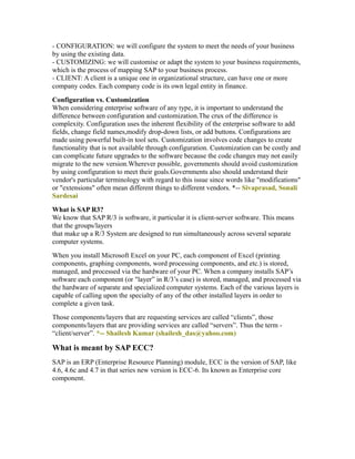 sap introduction | PDF