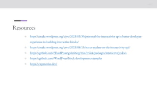 New WordPress Developer APIs The Interactivity API | PPT