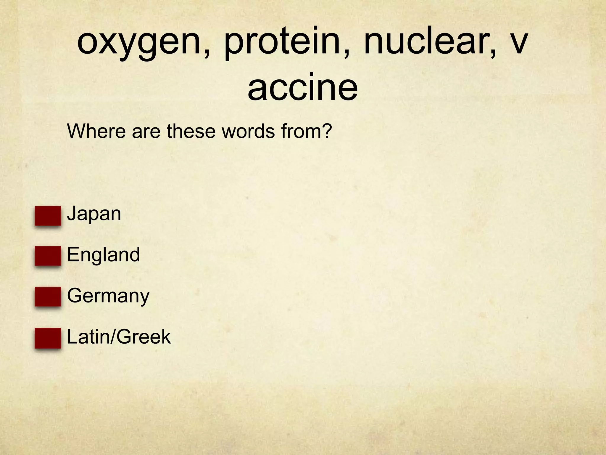 New words in english | PPT