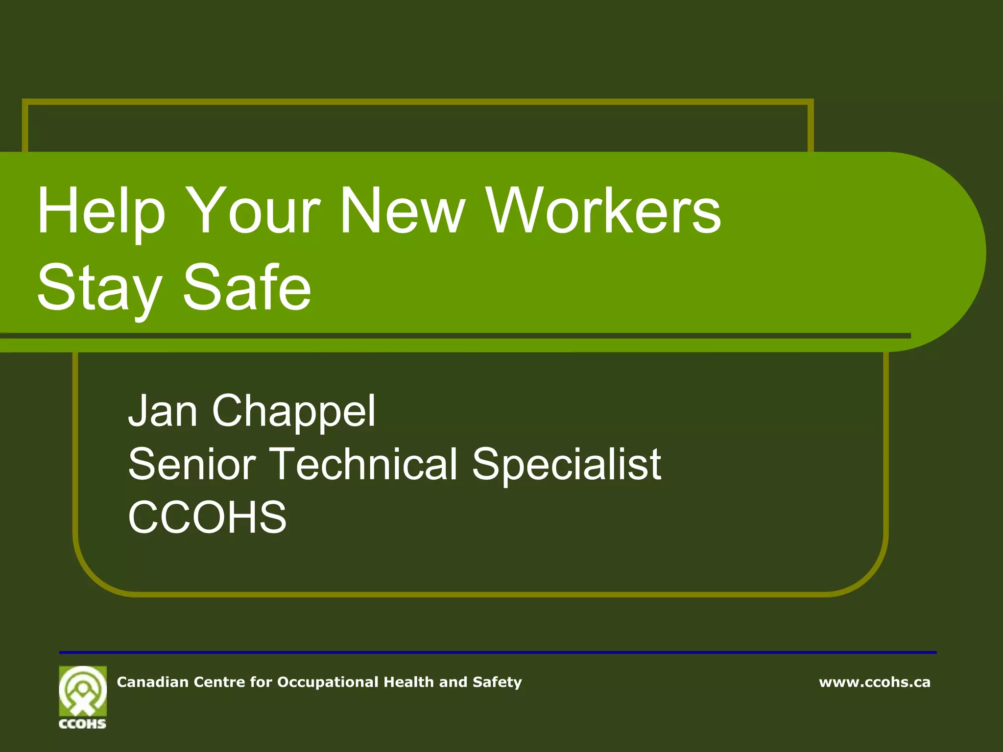 Help Your New Workers Stay Safe | PDF
