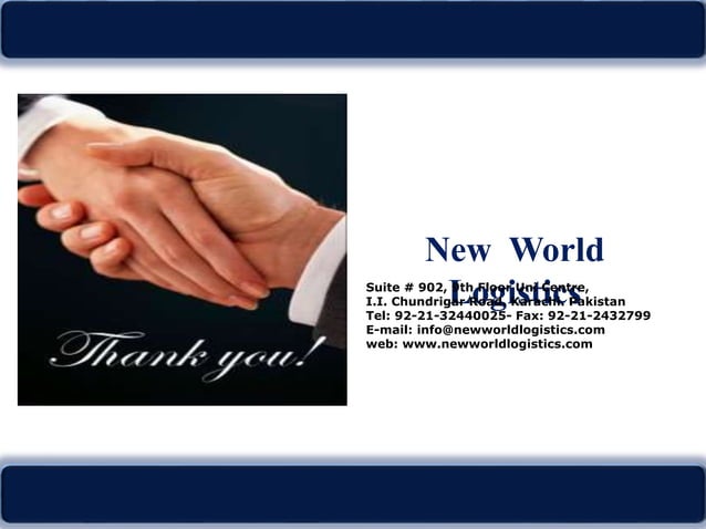 New world logistics | PPT