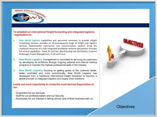 New world logistics | PPSX