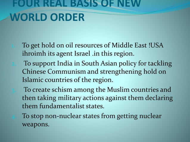 New world order | PPTX