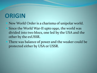 New world order | PPTX