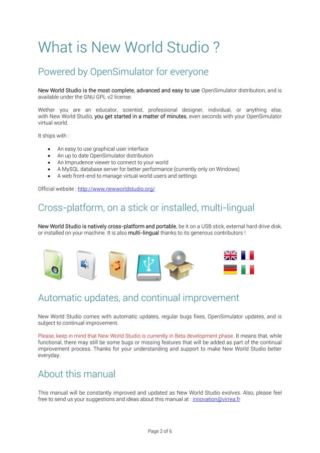 New World Studio - User Manual EN | PDF | Computing | Technology ...