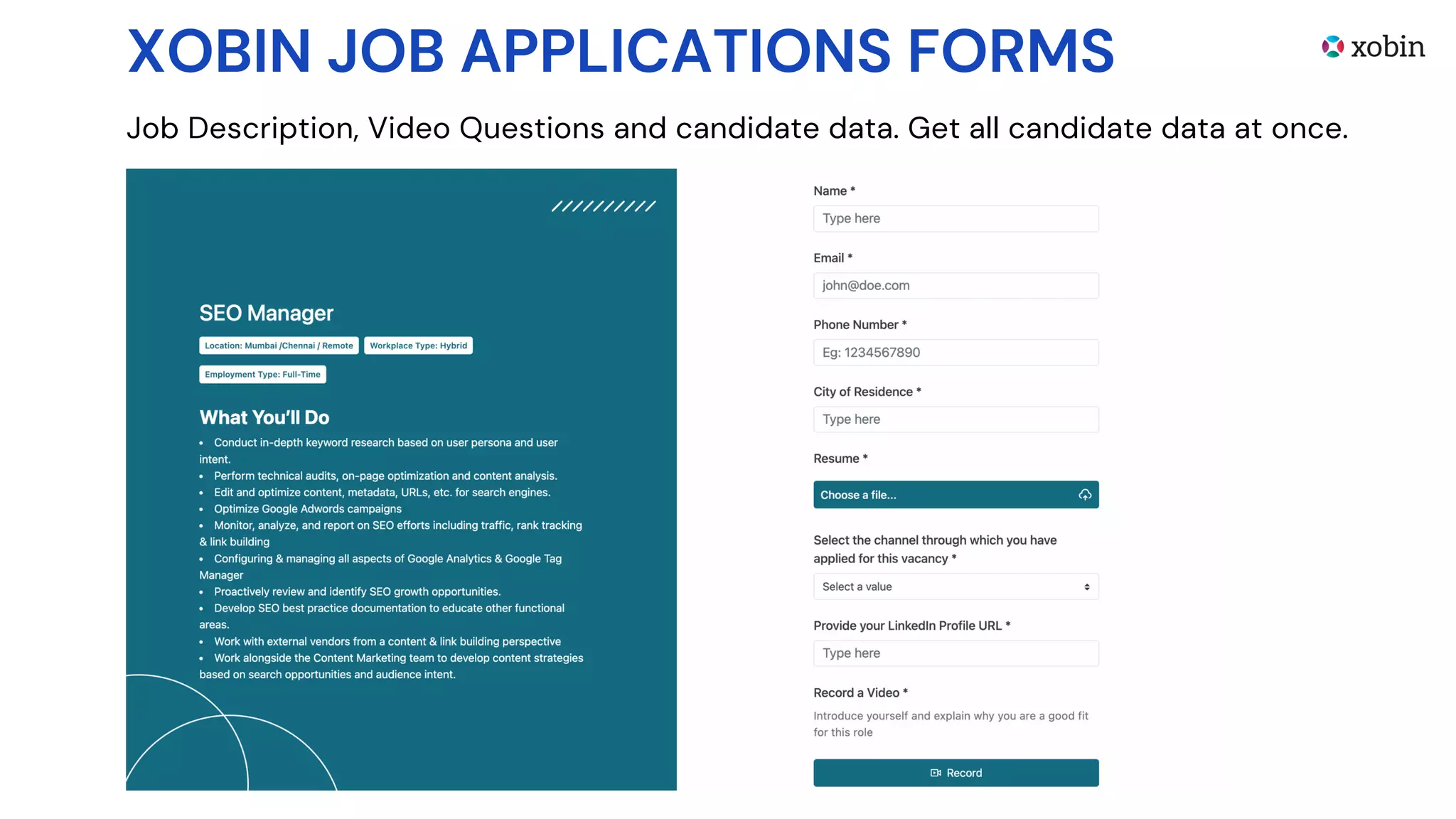Xobin Assessment for Hiring Talents | PDF