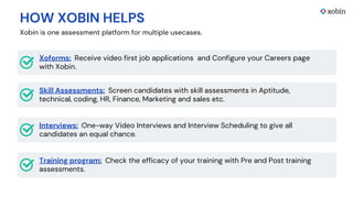 Xobin Assessment for Hiring Talents | PDF