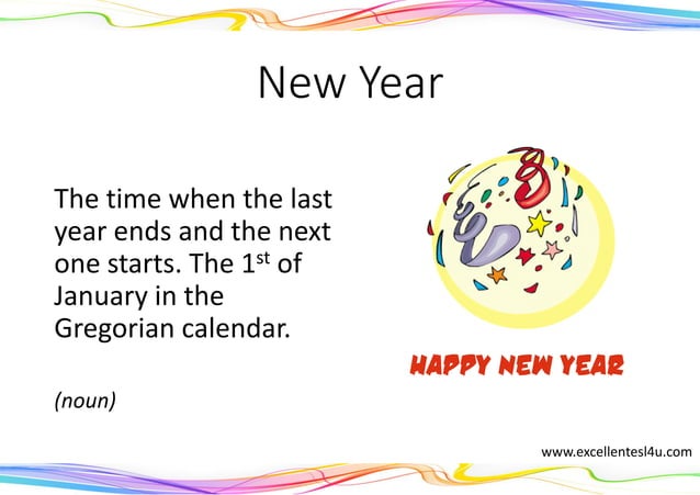 New year flashcards | PPT