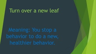 New year idioms | PPTX