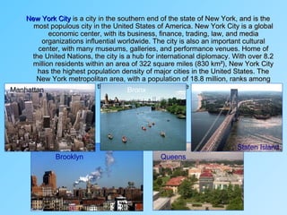 New york attractions ppt project example | PPT