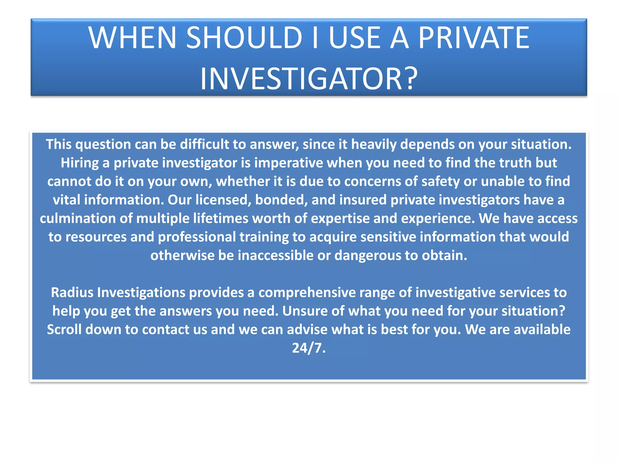 New york and long island private investigations | PPT
