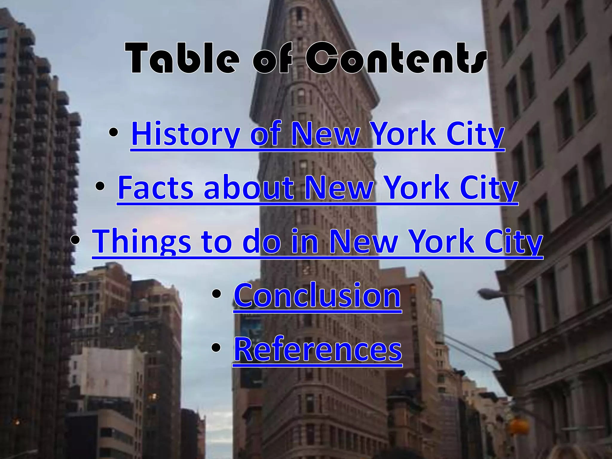 New York City Power Point | PPTX