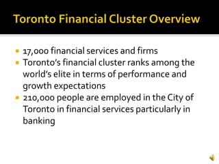 New york financial cluster | PPTX