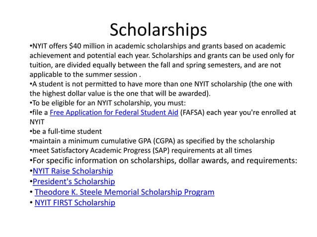 New york institute of technology (nyit) | PPT