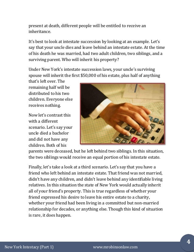 New York Intestacy