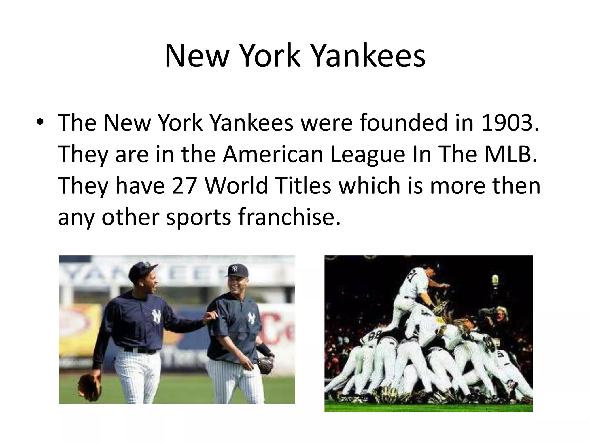 New york sports teams | PPTX