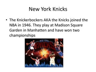 New york sports teams | PPTX