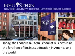 New York Stern School Of Business | PPT